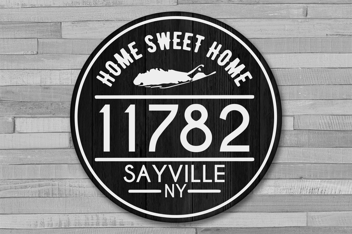 Zip Code Town Round – Hammer & Stain Long Island