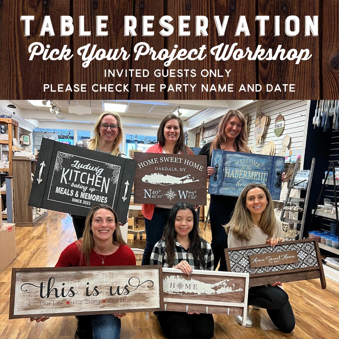 01/23/26 @ 7:00pm Meghan's Table Reservation @ Ronkonkoma – Hammer ...