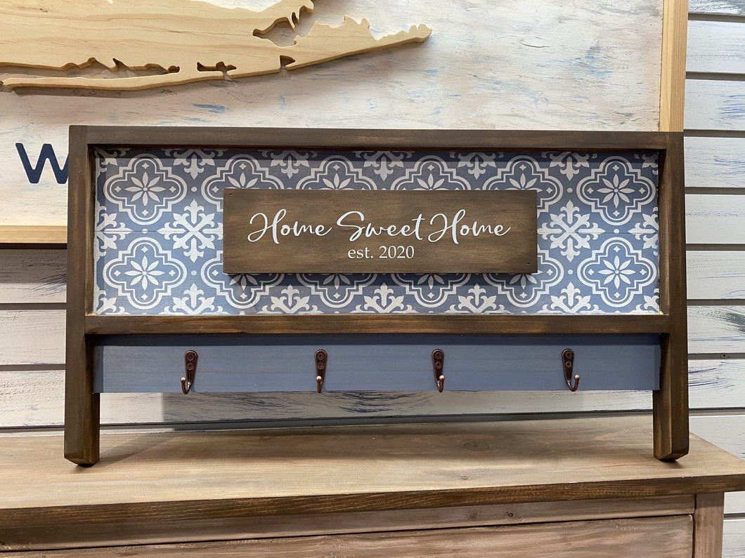 Pattern Sign Key Holder – Hammer & Stain Long Island