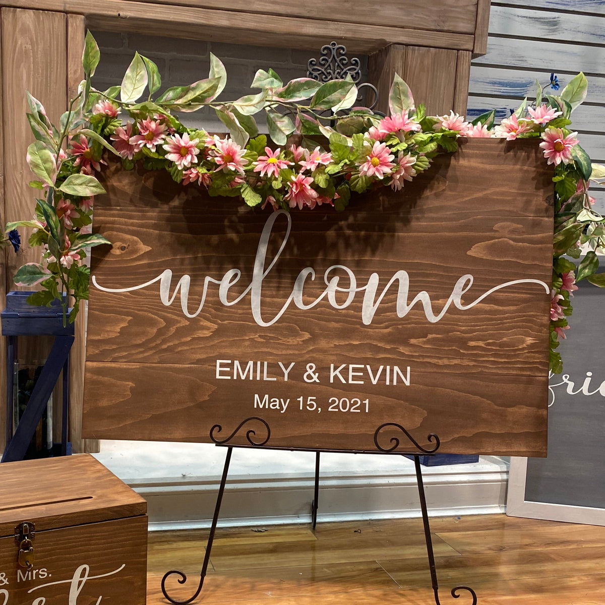 Wedding Welcome Pallet | Hammer & Stain Long Island
